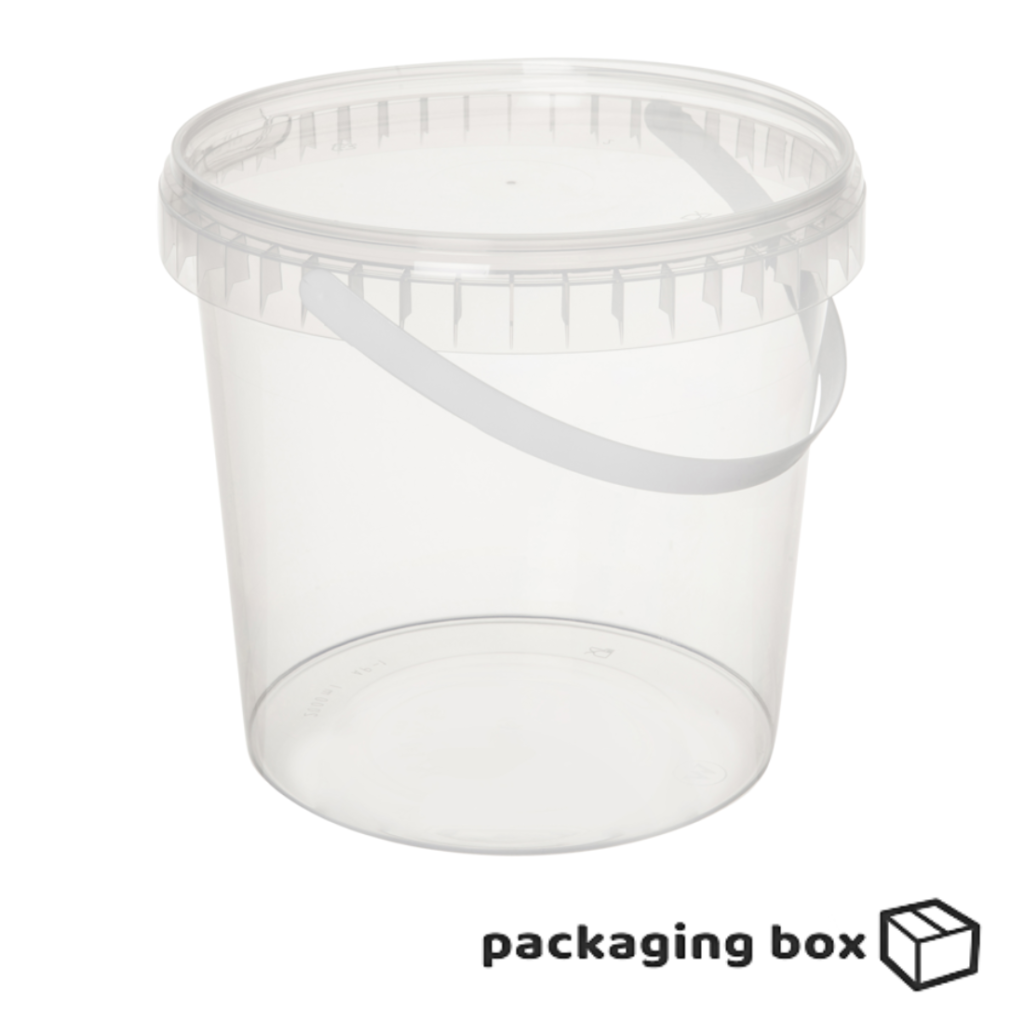 Disposable Black Plastic Food Packaging Container (1500ml) - Packaging Box