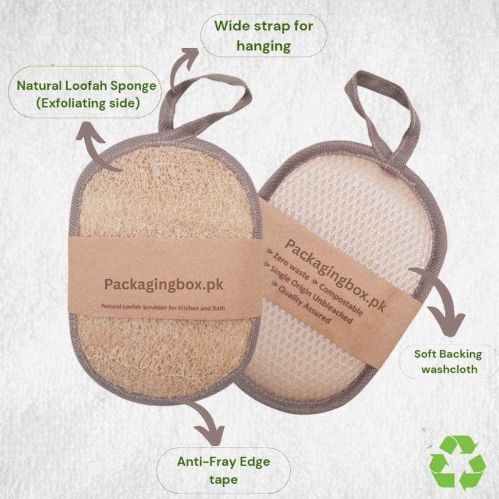 Oval Loofah Scrubber | Natural & Eco-Friendly Exfoliator