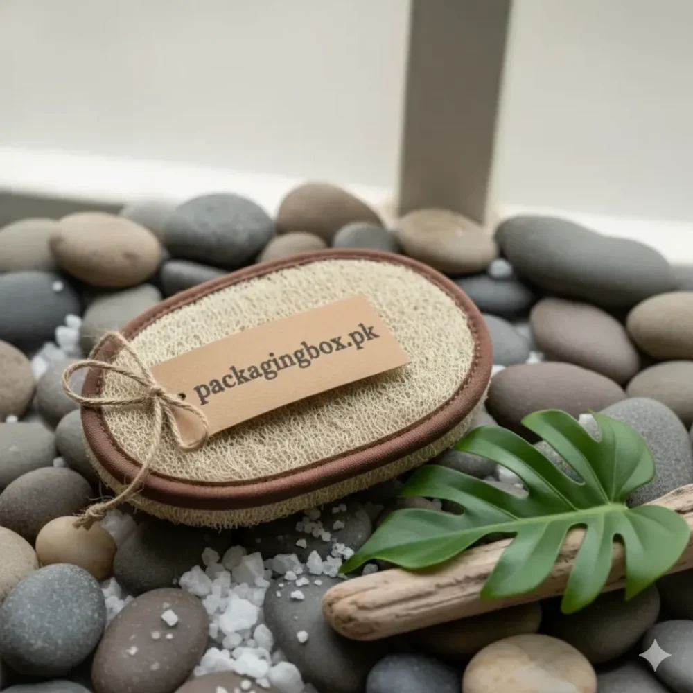 Natural Pear Loofah Sponge – Exfoliating Bath Accessory